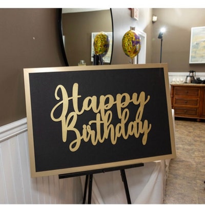 Born to Be WILD, Happy Birthday Sign, Happy Birthday Banner, Door ...