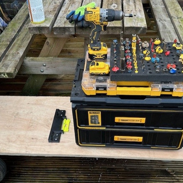 For Dewalt 6 Battery Carry Caddy Case Holder, Optional Packout Feet - Etsy
