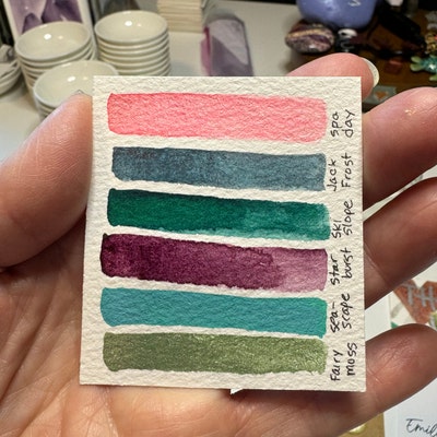 Newman Handmade Watercolors Handmade Paint Calligraphy Lettering - Etsy
