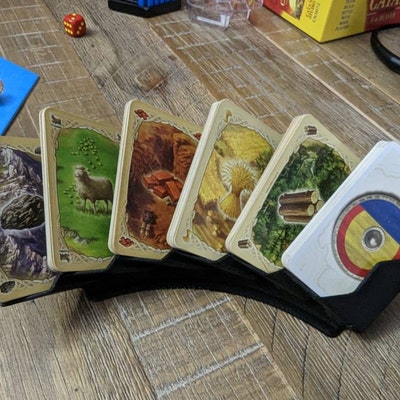Settlers of Catan Angled Card Holder Resource Bank 6 or 8 Slots - Etsy