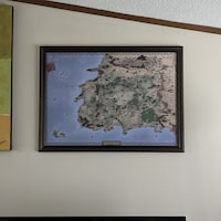 Eorzea Full Color Map From Final Fantasy XIV Online. DIGITAL DOWNLOAD ...