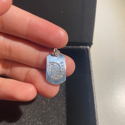 3 Initials Monogram Brooch 1 3 Inch Any Initial Silver Monogram Brooch ...