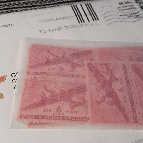 10 WWII Transport Plane Postage Stamps - Pack of (10) Vintage (issued ...