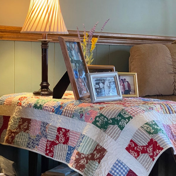 Vintage Nine Patch Quilt - Etsy