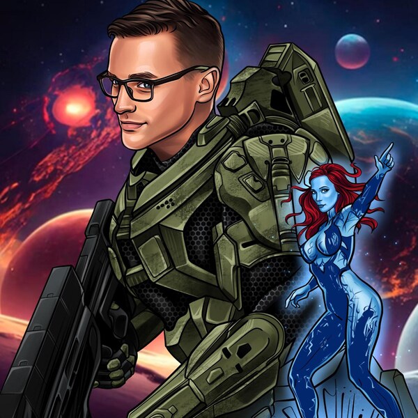 Superhero Portrait! Custom Superhero Portrait From Photo, Personalized ...