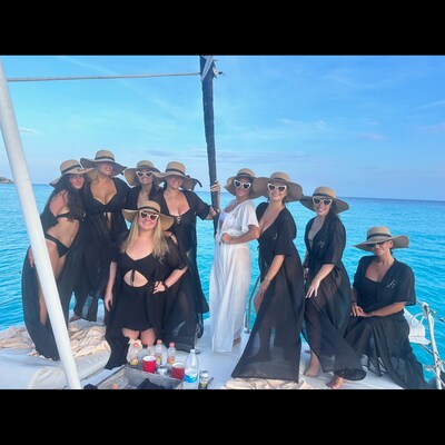 Customized Long Beach Cover Ups, Bachelorette Cover Ups, Bridesmaids ...