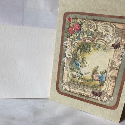 Peter Rabbit, Digital Cards Printables, Vintage, Papers for Crafts ...