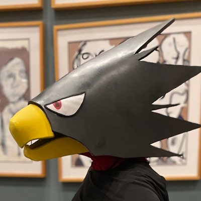 Tokoyami Cosplay Mask Moving Jaw Pattern/template - Etsy