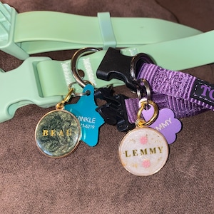 Olive Green Resin Pet ID Tag Resin, Olive Green, Dog Tag - Etsy
