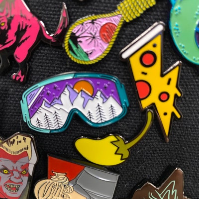 Fried Egg N Bacon Enamel Pins Set / Fried Egg Hard Enamel Pin - Etsy