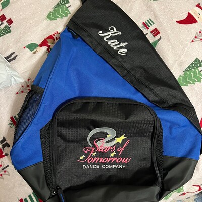 Personalized Large Sling Backpack,monogrammed Cheer Bag,custom Cheer ...