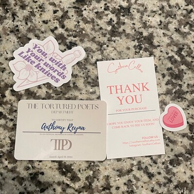 ACOTAR Names Vinyl Sticker Crescent City Decal TOG Kindle Pop Bookish ...