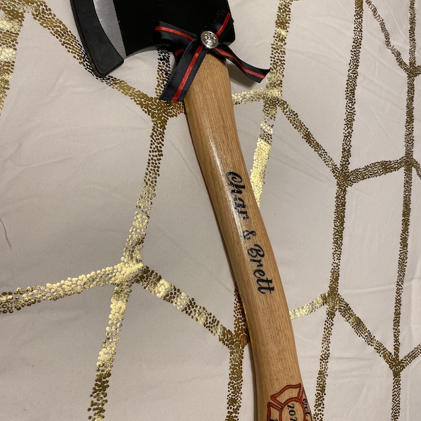 Personalized Firefighter Axe - Large Size Perfect for Promotions and ...