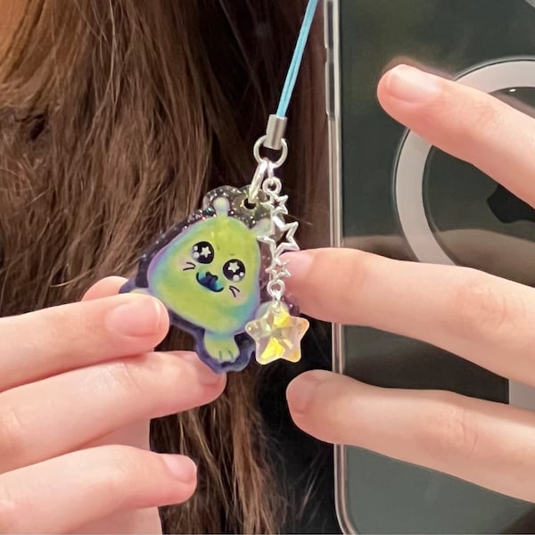 Boy Why You so Gnarp Gnap Alien Seal Alienposting Meme Glitter Acrylic Phone Charm - Etsy