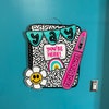 Teacher Door Hanger, Classroom Door Hanger, Back to School, Retro Door ...