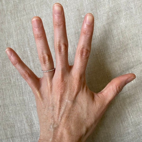 Oval Cut Diamond Wedding Halfway Eternity Band 3 Carat 14K 18k White ...