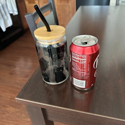 Boho Blueberry Beer Can Glass, Beer Can Glass, Beer Glass, Libbey Glass ...