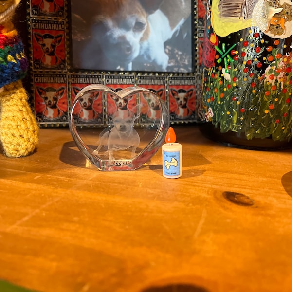 Mini Clay Nicho Candles: Pet Memorial Altar Decorations - Etsy