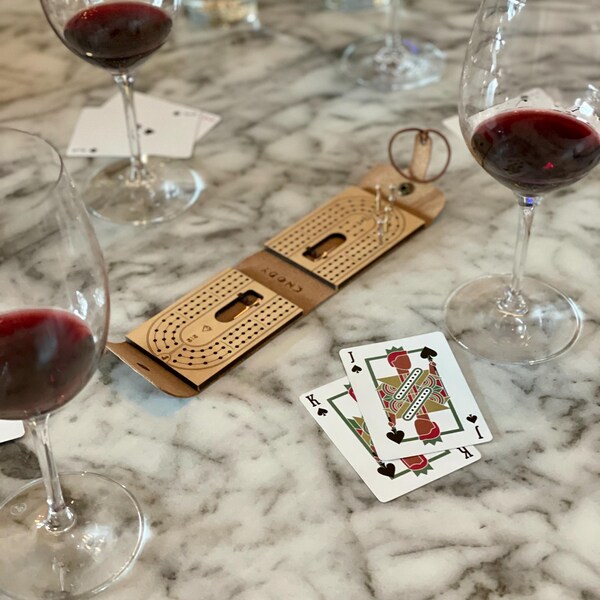KNODY Original Ultimate Leather | Wrap Around | Travel Cribbage Board ...