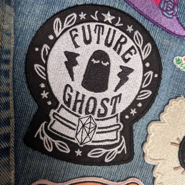 Future Ghost Patch | 4" Espi Lane Iron on Embroidered Patch - Etsy