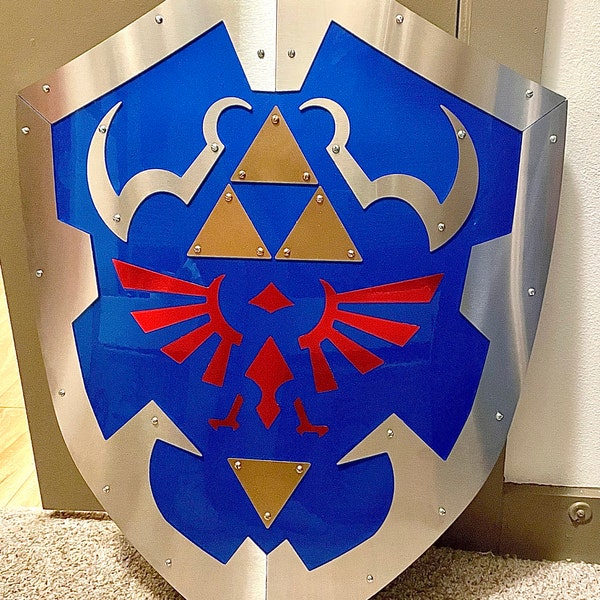 Dark Link Hylian Shield - Ocarina of Time - Full Steel Face, Battle ...