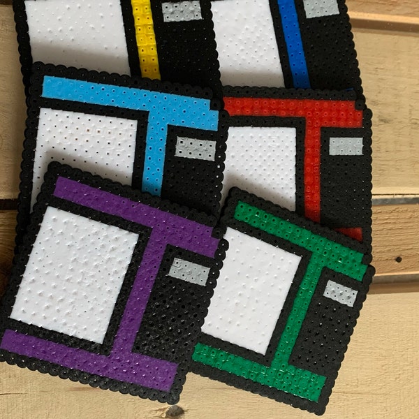Floppy Disk Coasters Pixel Art Perler Hama Beads Coaster 8 Bit Home ...
