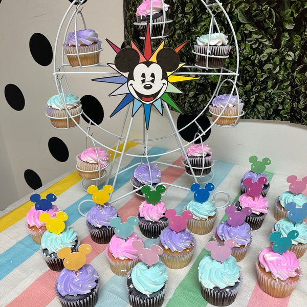 Mouse Fun Wheel SVG + PNG, Layered by Colour, Cricut, Silhouette - Etsy