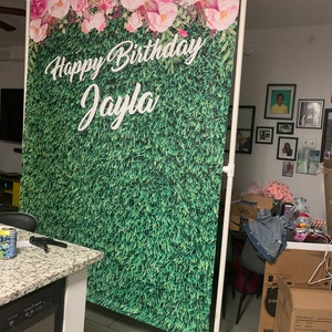 Rustic Backdrop, Floral Backdrop, Birthday Step Repeat, Sweet 16 ...