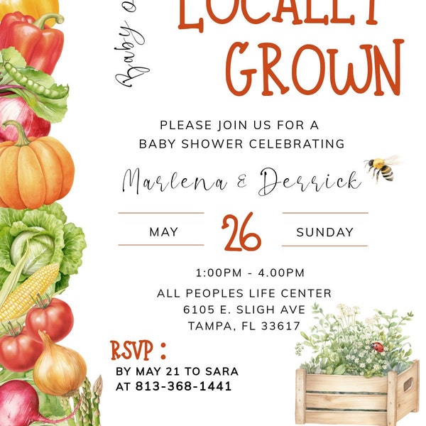 Locally Grown Dad Jokes Trivia Game Template for Farmers Market Baby ...