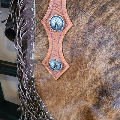 1-1/2 Screw-back Cactus Concho Ant Silver - Etsy