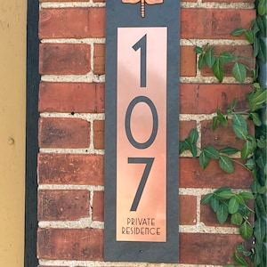 Craftsman House Numbers Hill House Mission Style Address - Etsy