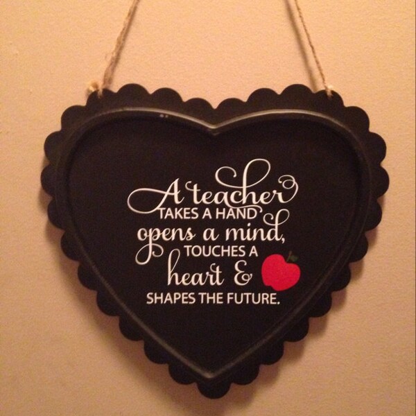 A Teacher Takes a Hand, SVG, DXF, EPS, Cut File, School, Appreciation ...