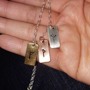 Runic Symbol Jewelry Viking Jewelry Silver Viking Rune Necklace Norse ...