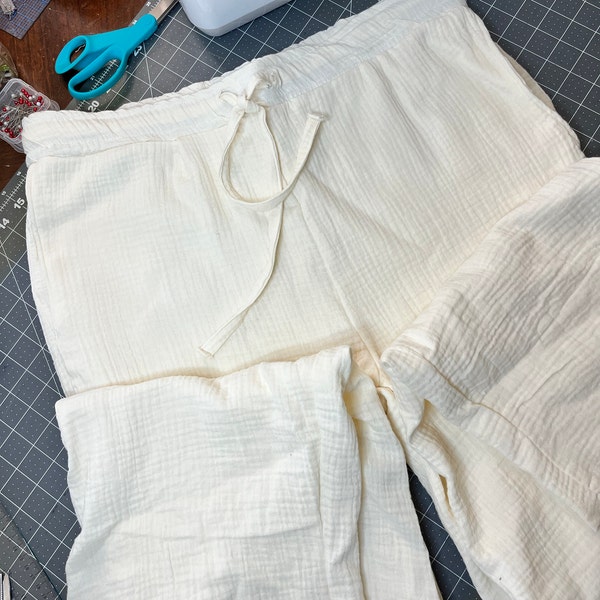 Elastic Waistband Pants Sewing Pattern for Women | Pants Pattern ...