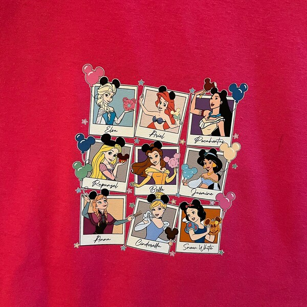 Disney Princess Image Transfers, Princess Iron on Prints, Princess ...