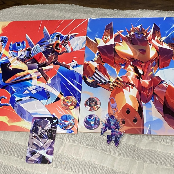 Transformers Girls Print - Etsy