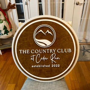 Custom Venue Sign, Storefront Sign, Wedding Venue Logo, Raised 3D Logo ...