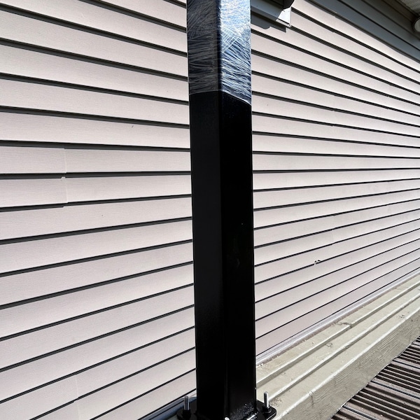 Heavy Duty Large 3" Post Style Table Legs | Powder Coated | Steel Legs ...