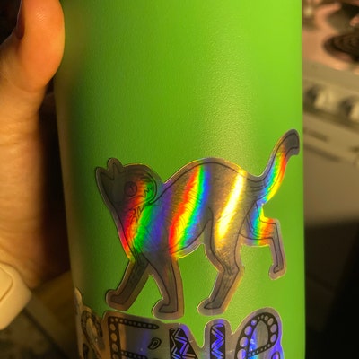 Eye of Gold Holographic Vinyl Stickers - Etsy