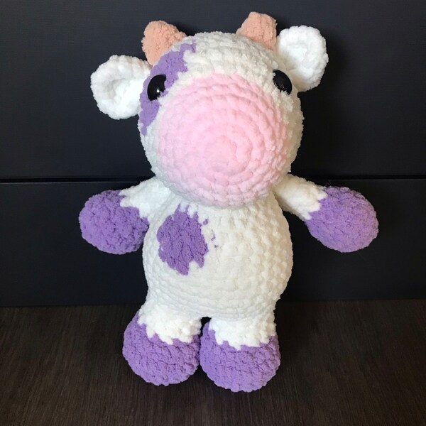 Purple Cow Plushie, Cow Plushie, Cow Toy, Cow Doll - Etsy