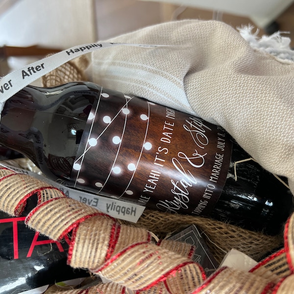 Rustic Wedding Beer Labels - Beer Labels - Custom Beer Bottle Labels ...