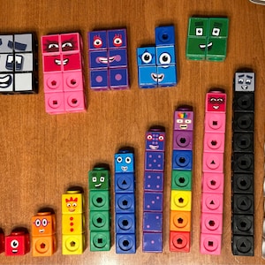 Alphablocks Face Stickers A-Z for 2cm Mathlinkcube/blocks A4 Stickers ...