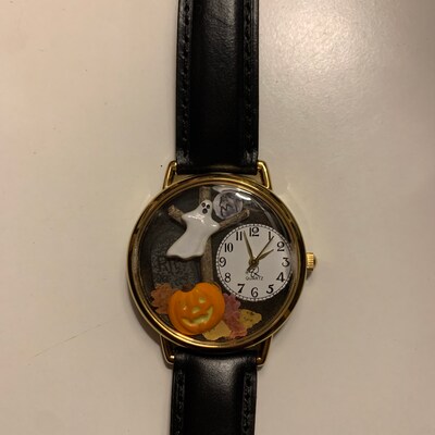 Spooky Halloween Watch With or Without Bats, Glow-in-the-dark Pumpkin ...