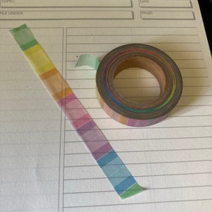 Monthly Index Washi Tape / Masking Tape / Index Sticker / Scrapbooking ...