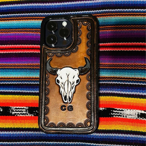 Custom Bullskull Phone Case - Etsy