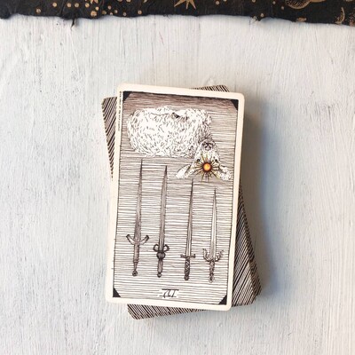 Tempest Tarot Deck // 78 Cards, Blue Tarot, Sea Tarot, Nautical Tarot ...