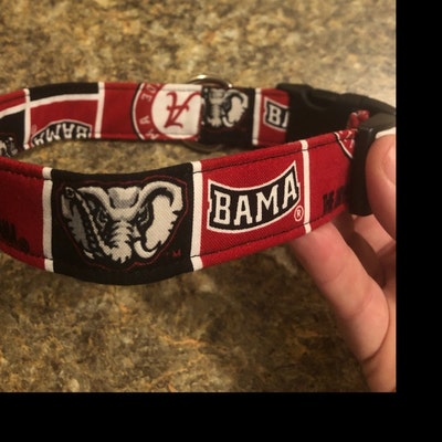 Alabama Crimson Tide Dog Collar - Etsy