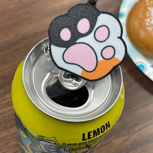 Tab Buddies Kitty Paw Cute Soda Can Tab Opener Help for Kids, Long ...