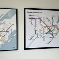 LIRR Map / New York City / Long Island Rail Road / NYC Minimal Poster ...