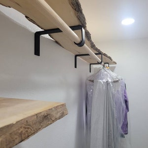 SALE Steel L Shelf Bracket Forged Iron Shelf Bracket - Etsy